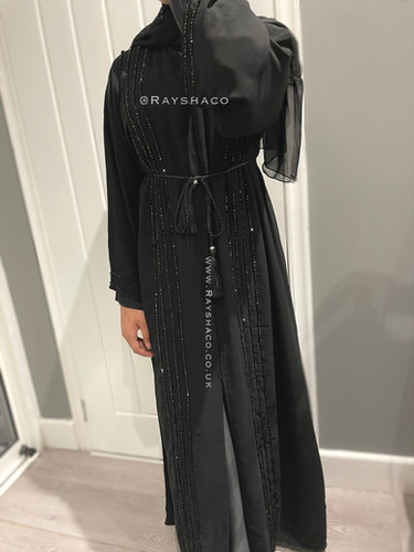 Mirha Abaya - Black | Raysha.co