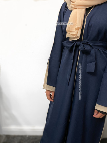 Manal Abaya - Navy | Raysha.co