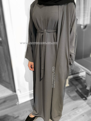 Eiliyah Abaya- Grey | Raysha.co