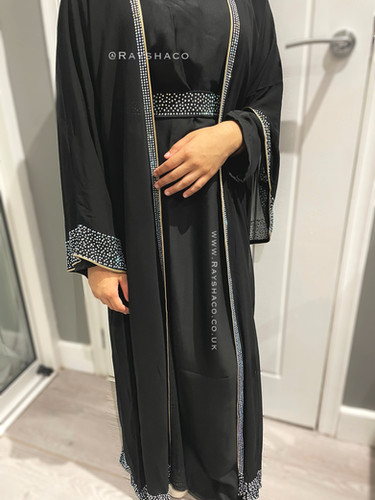 Taifah Abaya-Black | Raysha.co