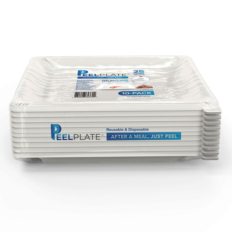 Peel Plate | Peelable Dinnerware™
