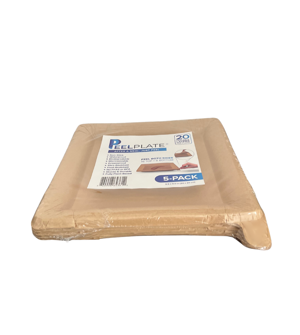 Peel Plate | Peelable Dinnerware™