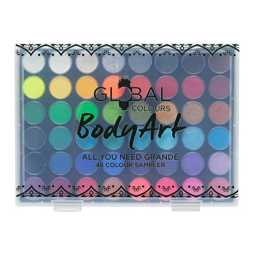 Global Colours | All You Need Grande 48 x 6g | Yofacepainting