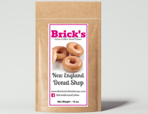 Brick's New England Donut Shop - 12 oz. | Brick's Coffee House