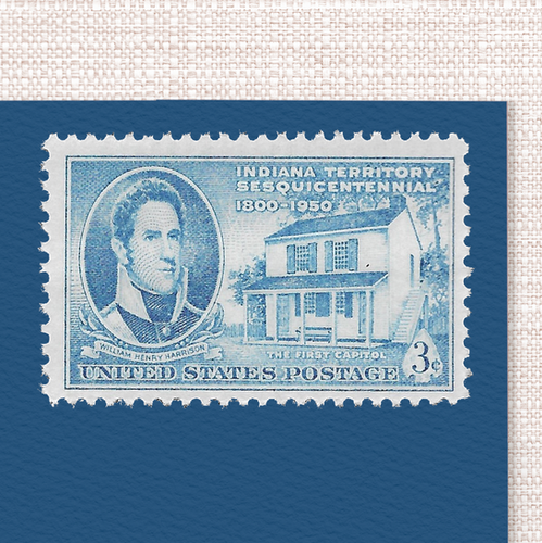 3¢ Indiana Territory - Pack of 25 unused postage stamps from 1950 ...