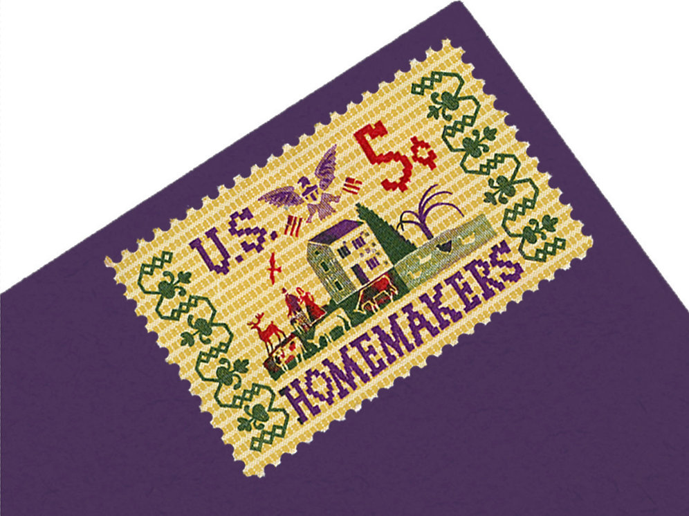 5¢ Homemakers Needlepoint - 25 Stamps | vintagepostagestamps