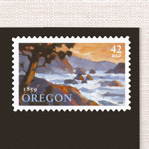 42¢ Oregon Statehood - Pack of 25 unused stamps from 2009 ...