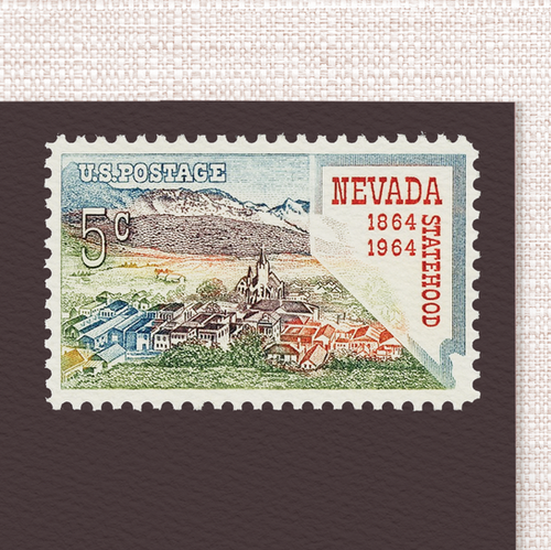 5¢ Nevada Statehood - Pack of 25 unused stamps from 1964 ...
