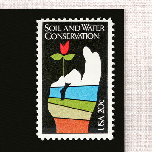 20¢ Soil and Water Conservation - Pack of 25 unused stamps from 1984 ...