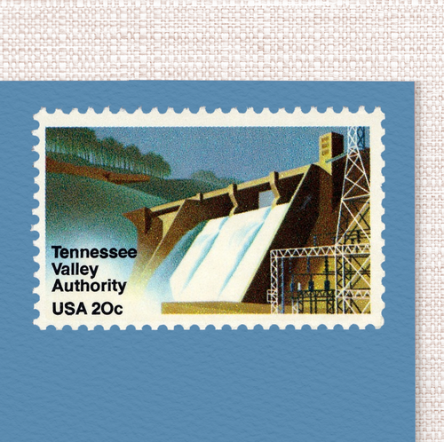 20¢ Tennessee Valley Authority - Pack of 25 unused stamps from 1985 ...