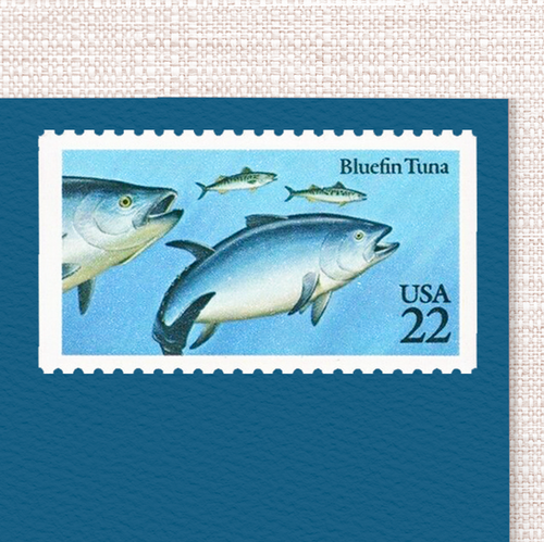 22¢ American Fish - Pack of 25 unused stamps from 1986 ...