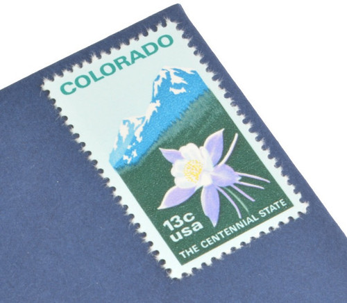 13¢ Colorado Statehood - 25 Stamps | vintagepostagestamps