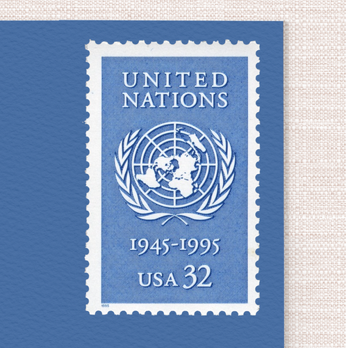 32¢ United Nations - Pack of 25 unused stamps from 1995 ...
