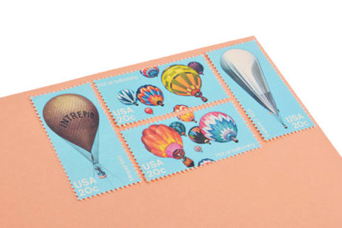 20¢ Hot Air Balloon - 24 Stamps | vintagepostagestamps