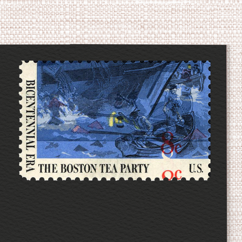 8¢ Boston Tea Party - Pack of 25 unused stamps from 1973 ...