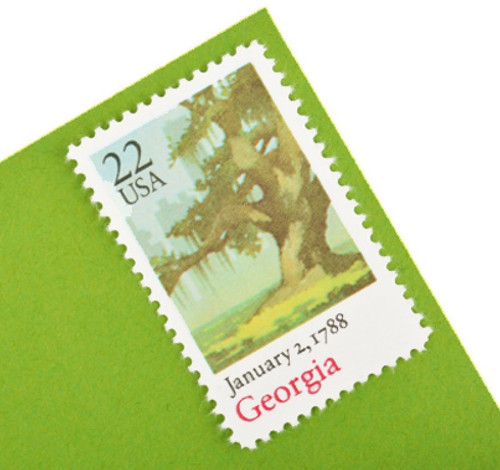 22¢ Georgia - 25 Stamps | vintagepostagestamps