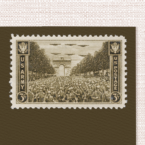 3¢ U.S. Army - Pack of 25 unused stamps from 1945 | Vintage Postage Stamps