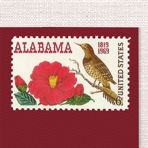 6¢ Alabama Statehood - Pack of 25 unused stamps from 1969 ...
