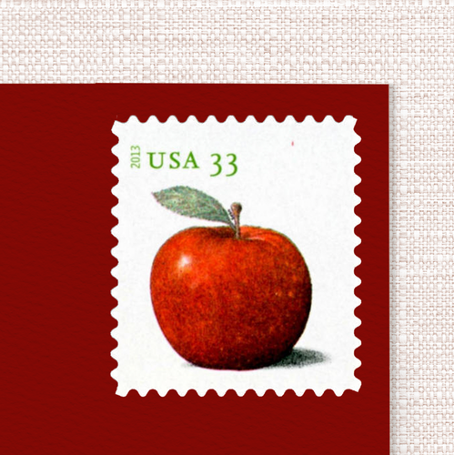 33¢ Apples - Pack of 25 unused stamps from 2013 | vintagepostagestamps