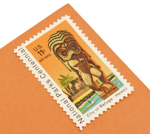 11¢ Hawaii Tiki - 25 Stamps | vintagepostagestamps