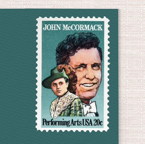 20¢ John McCormack (Irish Singer) - Pack of 25 unused stamps from 1984 ...