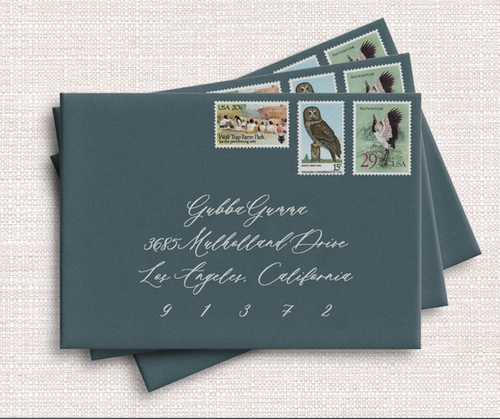 Birds & Landscapes - Curated Stamp Set - Enough Postage to Mail 25 ...