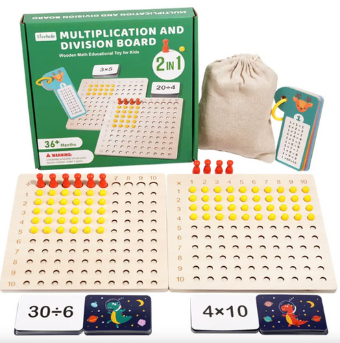 Montessori Early Learning Multiplication & Division Board | My Site