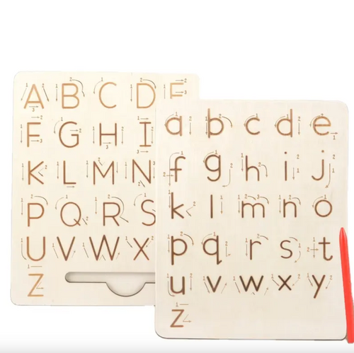 Montessori Early Learning Wooden Letter Writing Tracing Board ...