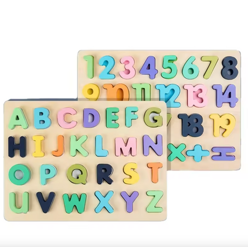 Wooden Alphabet & Number Boards | My Site