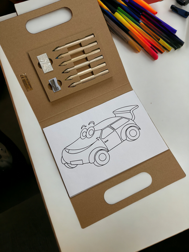 Personalised colouring book with crayons, any name colouring book ...