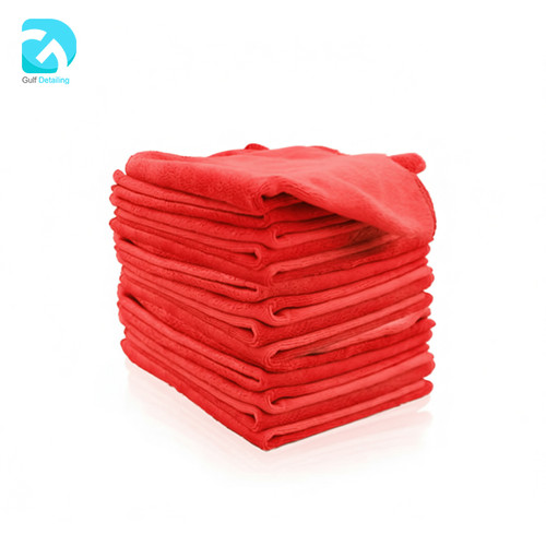 Microfiber Cloth Red 40*40 (50pcs) | Gulf Detailing