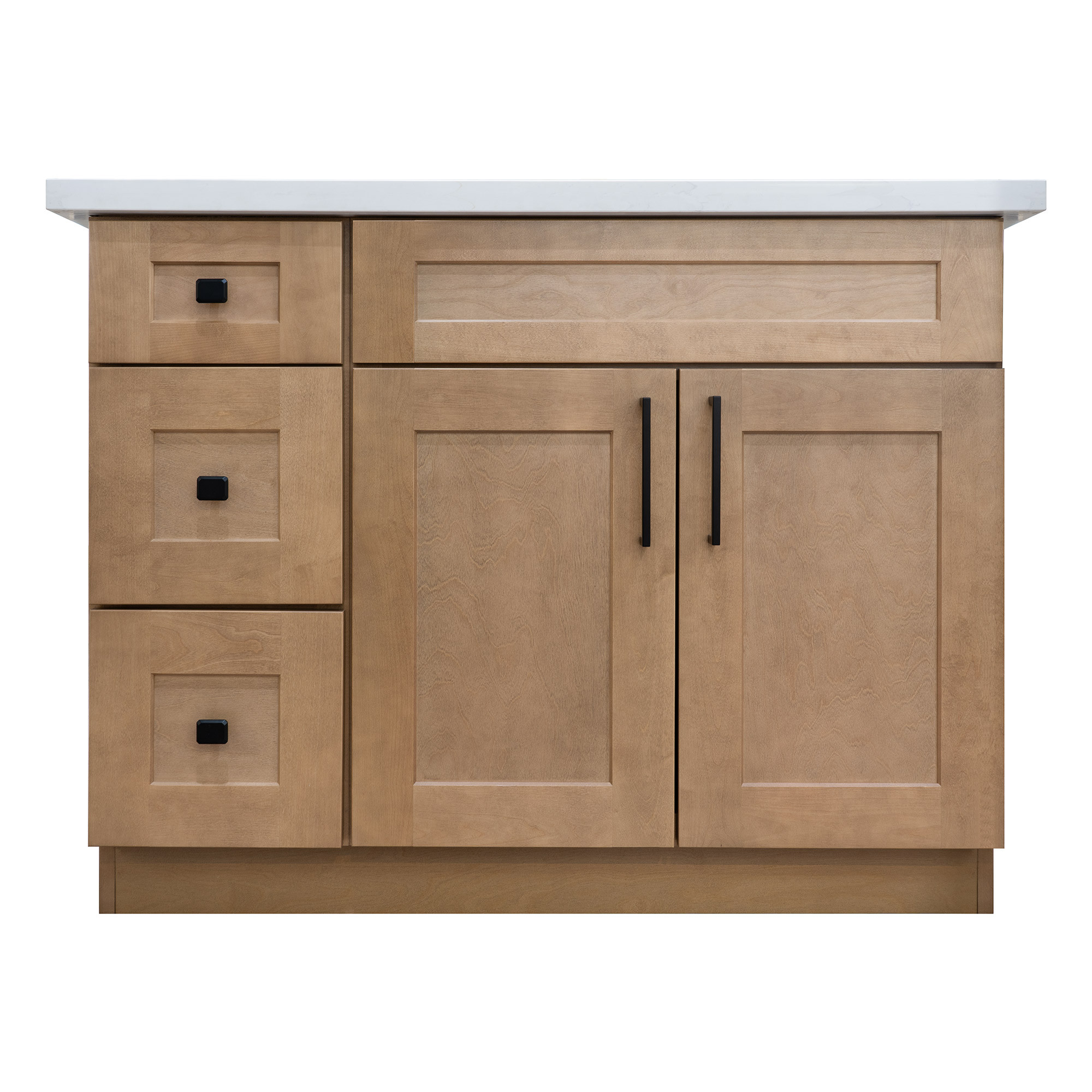 American Style Vanity Cabinets - Honey Wheat | KZ Kitchen Cabinet & Stone