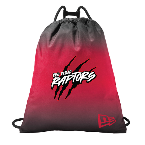 Raptors Cinch Bag | Amber View Print