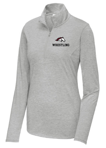 Menomonie Ladies 1/4 Zip Pullover | Amber View Print
