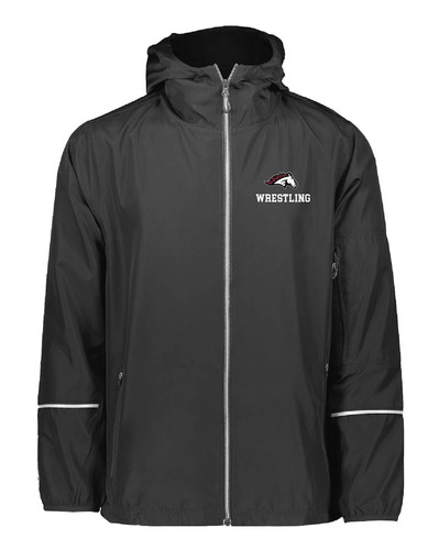 Menomonie Packable Jacket | Amber View Print