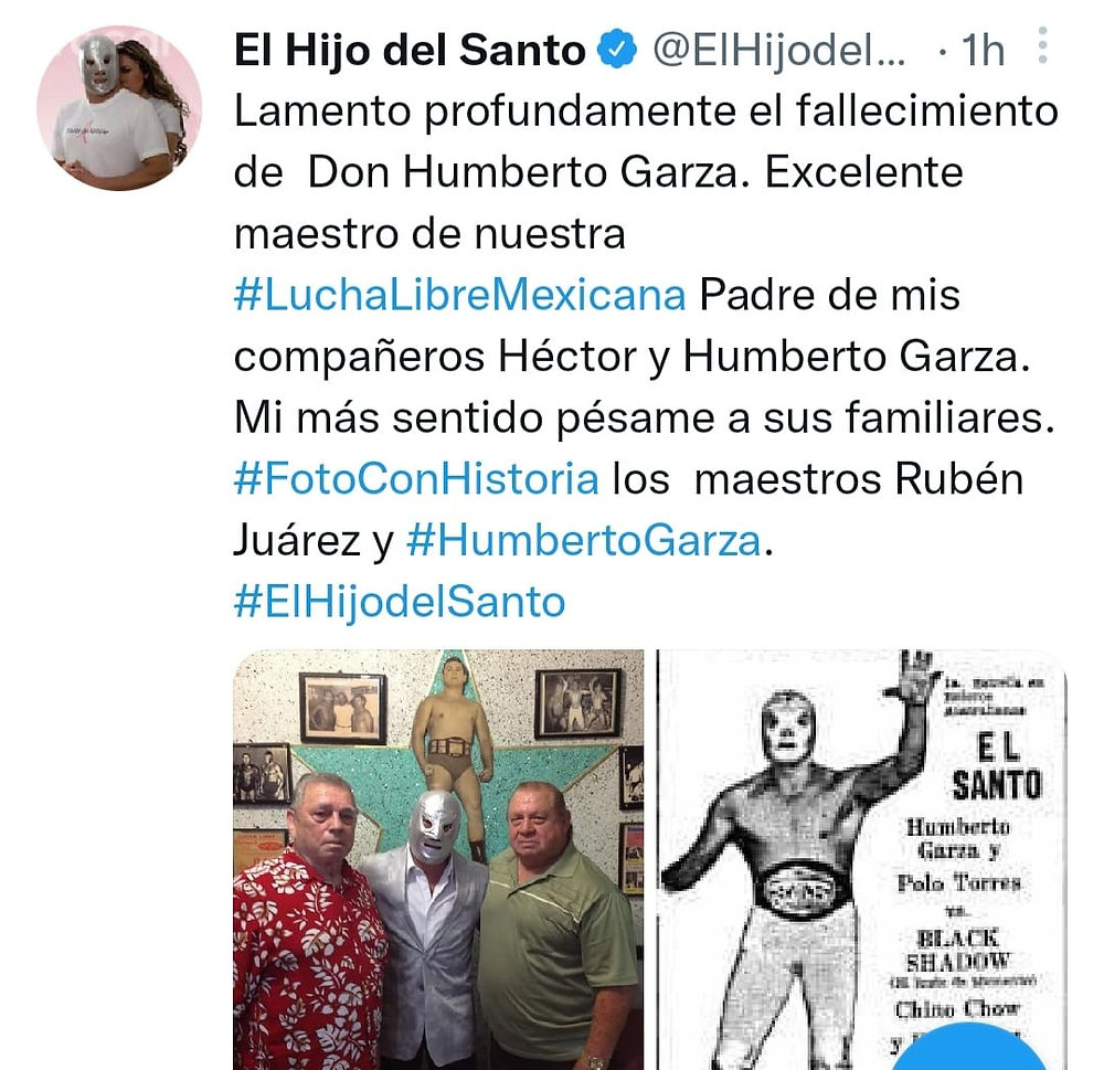 Muere leyenda de la lucha libre , Don Humberto Garza
