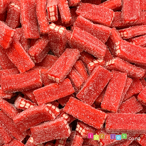 Sour Giant Strawberry Bricks | Tozzies Online Store