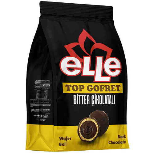 Elle Top Gofret Wafer Ball Coated With Dark Chocolate | SMSBARAKAH