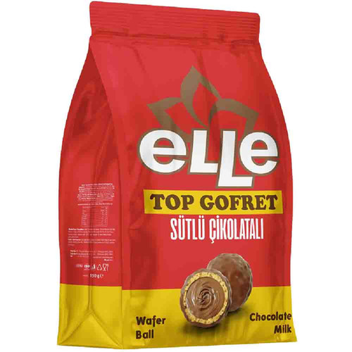 Elle Top Gofret Wafer Ball Coated With Milk Chocolate | SMSBARAKAH