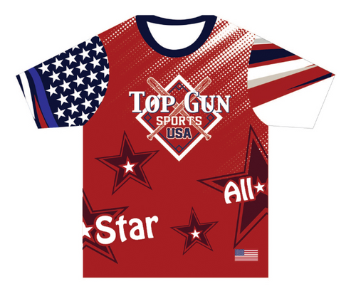 T-Shirt-Fully Sublimated | Top Gun Sports