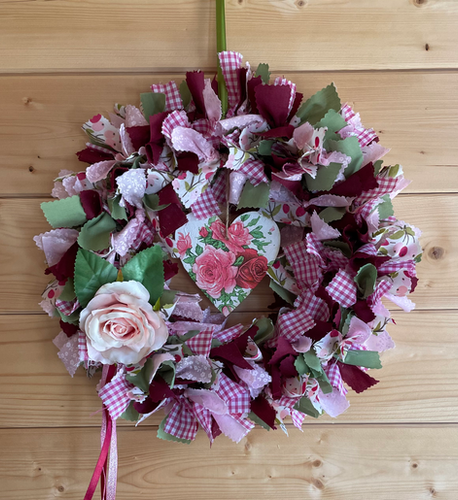 Rag Wreath Kit for Home Décor | Basic Kits by Wigglywoo's Craft Store