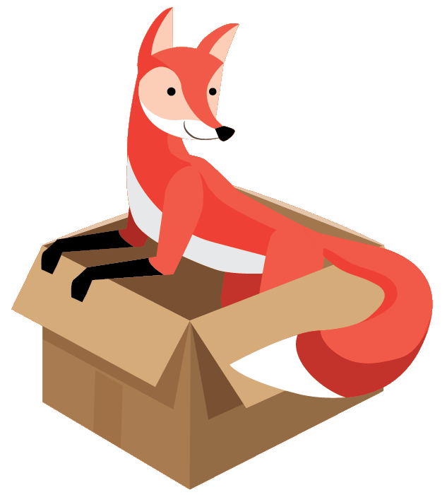 Fox with box | My Site 1