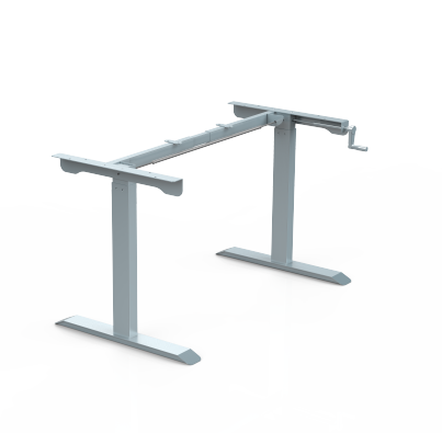 Manual Adjustable Hand Crank Leg Frame | My-Desk.Co