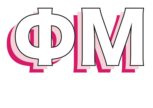 Phi Mu Letters sticker | Lkbstickersss