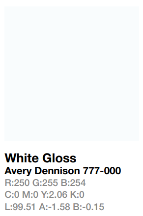 Avery 777-000 White | Eurovinil,SAEurovinil,SA