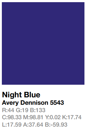 Avery 5543 Night Blue | Eurovinil,SAEurovinil,SA