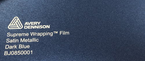 Avery Supreme Satin Metallic Dark Blue | Eurovinil,SAEurovinil,SA