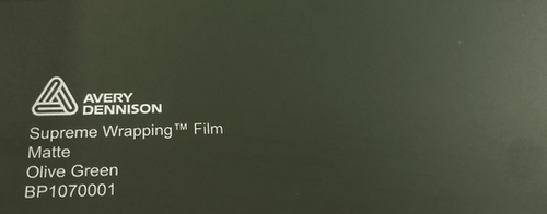 Avery Supreme Matte Olive Green | Eurovinil,SAEurovinil,SA