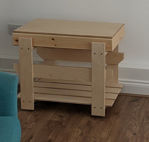 Semi Self Assembly Mobile Tray Unit | Artisand Trays