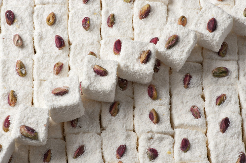 Pasha Turkish Delight mit Pistazien und Milch | Şekerci Caferzade
